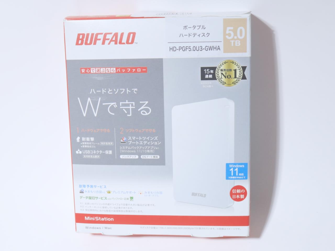 [USED]u056363 HD-PGF5.0U3-GWHA | BUFFALO | [中古]外付けハードディスク | |【WiNK ...